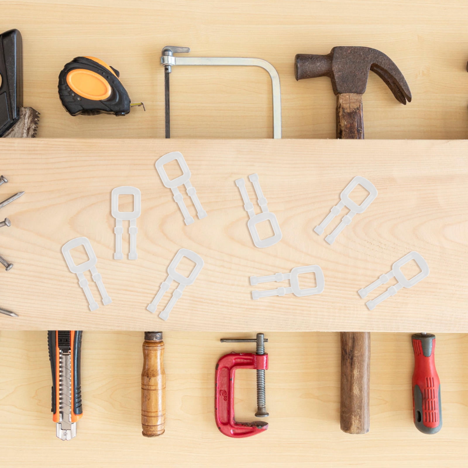 SEWCHICS Strapping Wire Buckles Chevron Packing Buckles PP 100Pcs For ...