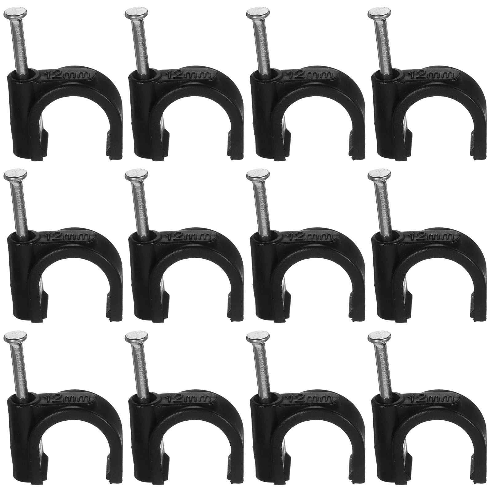 WHAMVOX 100 Pcs Clamp Pipe Round Tube Cable Clamps Support - Walmart.com
