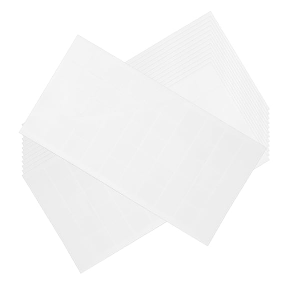 WHAMVOX 100 Pcs Clear Adhesive Stickers Double Sided Tape 3.30X3.30X0 ...