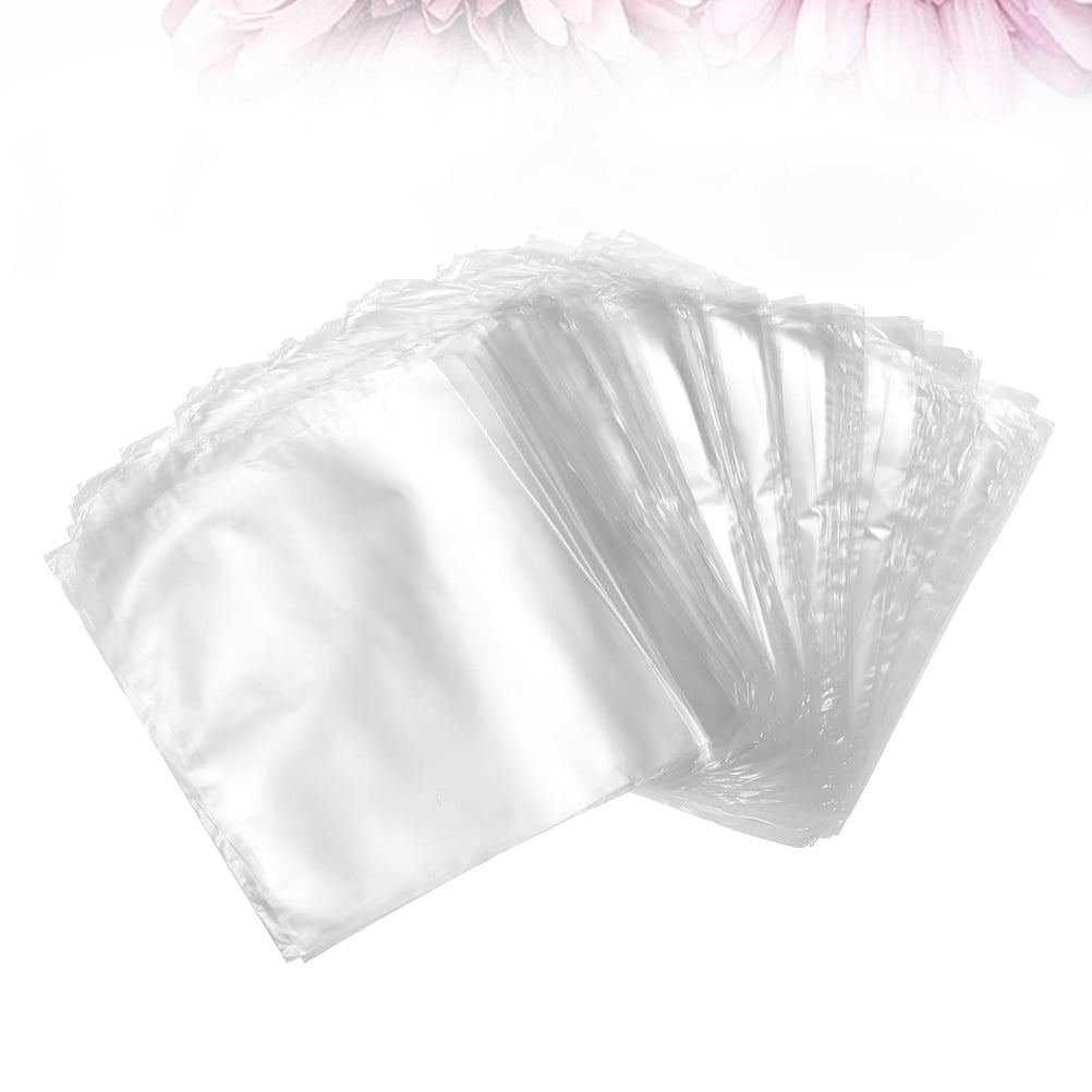 WHAMVOX 100 Pcs DIY 塑封 Transparent Heat-shrinkable Bag - Walmart.com