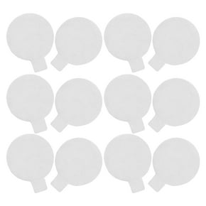 White Circle Stickers