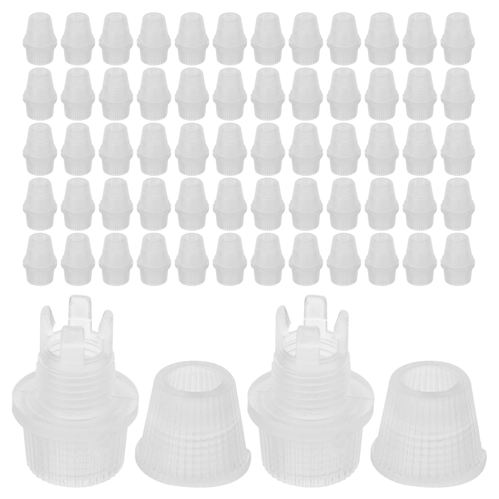 WHAMVOX 100 Pcs Grip Locking Cap Cable Gland Connector 2.1x1.5cm ...