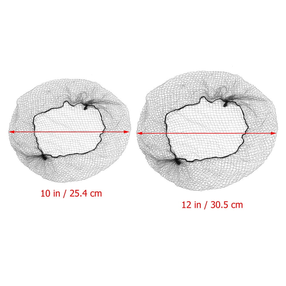 WHAMVOX 100 Pcs Hair Nets for Buns Invisible Hairnet Girls Nurse Work ...