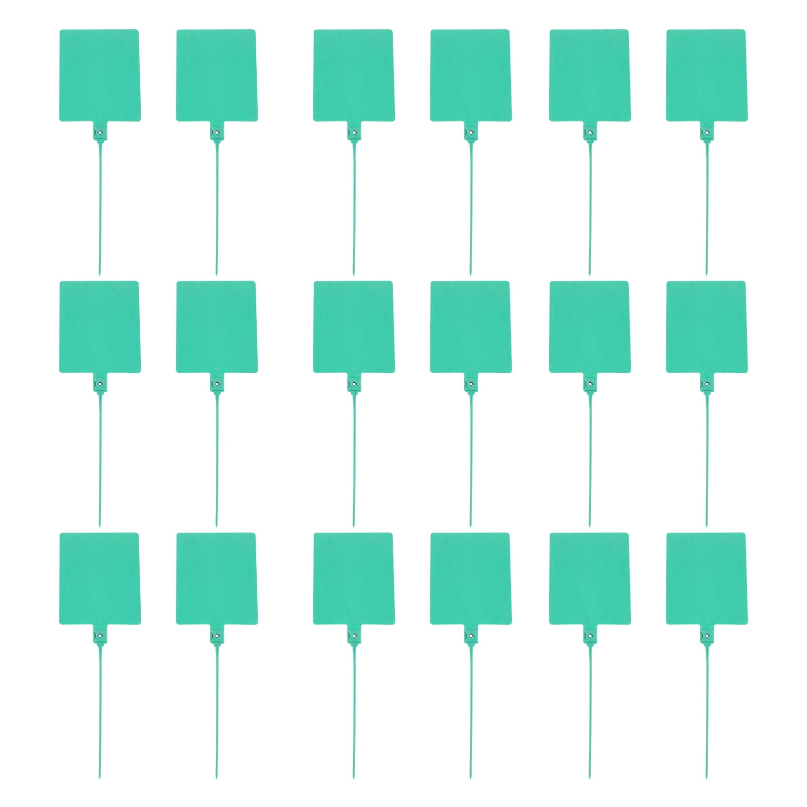 WHAMVOX 100 Pcs Label Cables Plastic Tags Marker Ties Labeling Tags ...