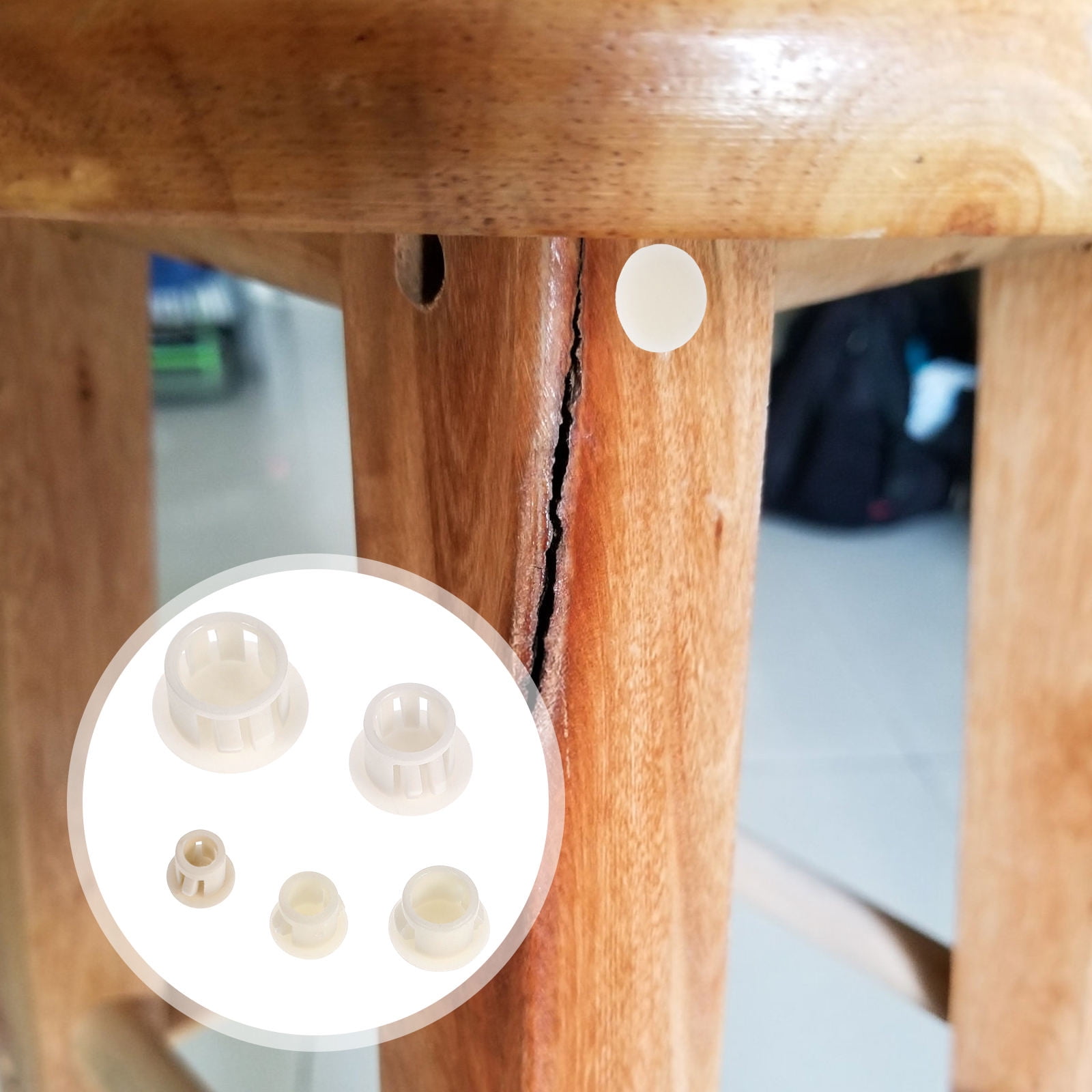 WHAMVOX 100 Pcs Outlet Covers Tooth Design Hole Plugs Cabinet - Walmart.com