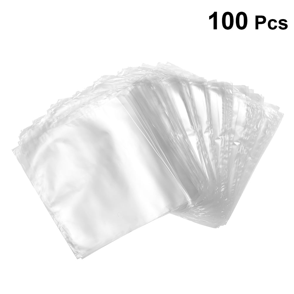 WHAMVOX 100 Pcs Shrink Film Covers 塑封 Transparent Heat-shrinkable Bag ...