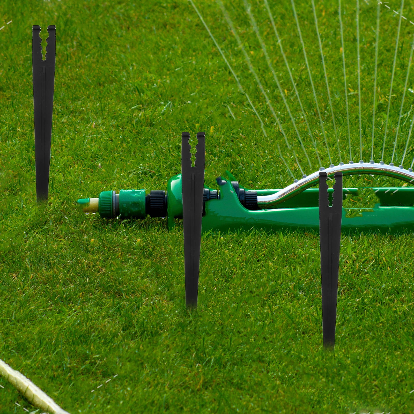 WHAMVOX 100 Pcs Support Pipe Ground Stake Hose Bracket Floor Inserted ...