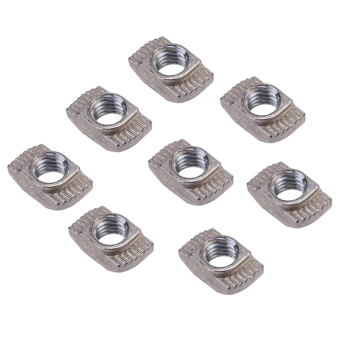 WHAMVOX 100 Pcs Threaded Aluminum Profile Nuts Extrusions - Walmart.com