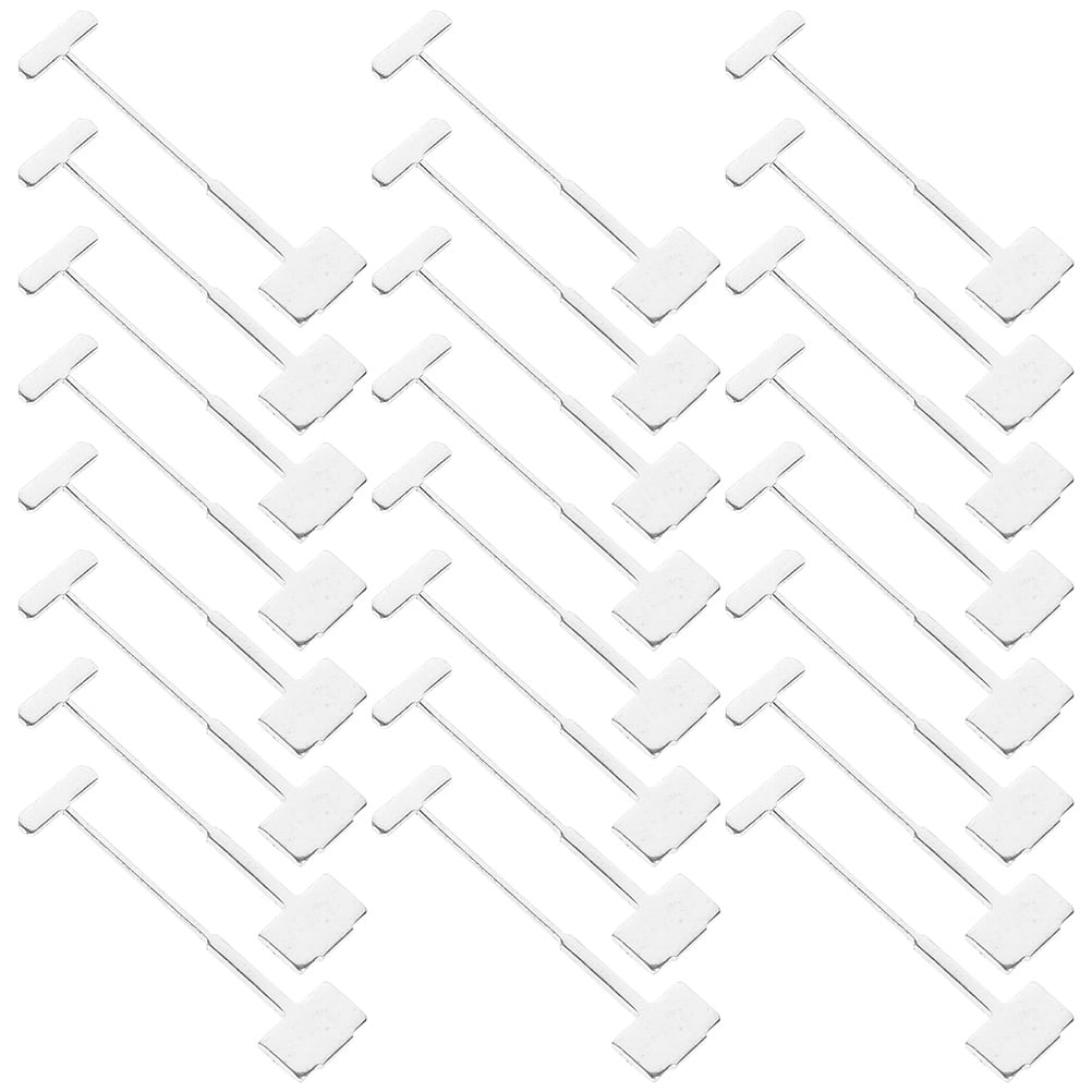 WHAMVOX 100 Pcs Tile Spacers Floor Pin Leveling Clips Levelling Silver ...