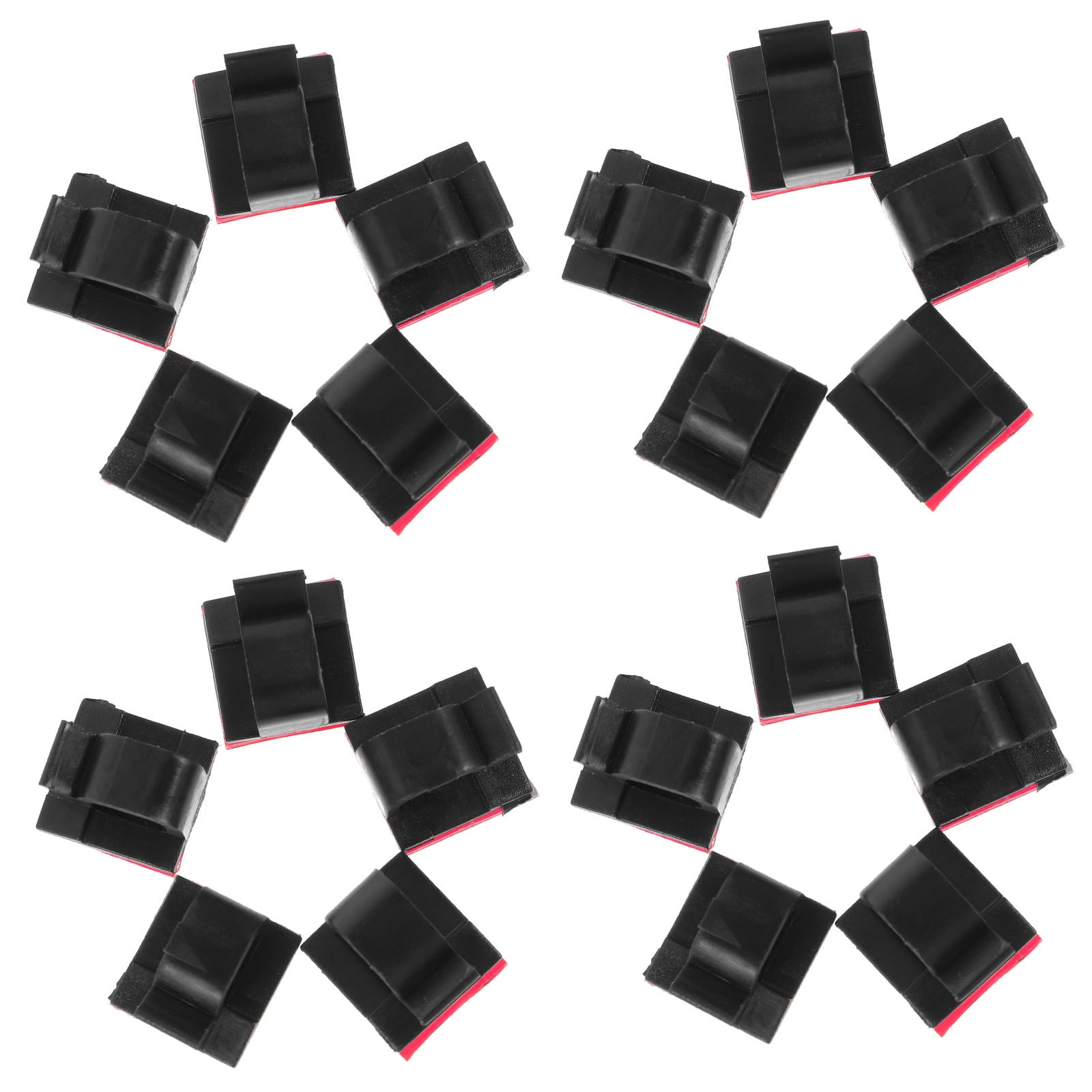WHAMVOX 100 Pcs Wire Covers for Cords Desktop Cable Organizer - Walmart.com