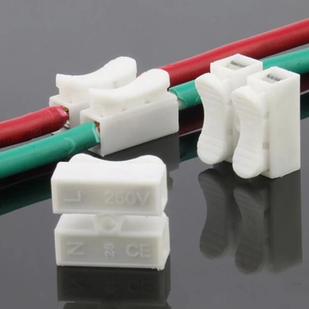 WHAMVOX 100 Pcs Wire End Terminals Machine Connector Push-type Terminal ...