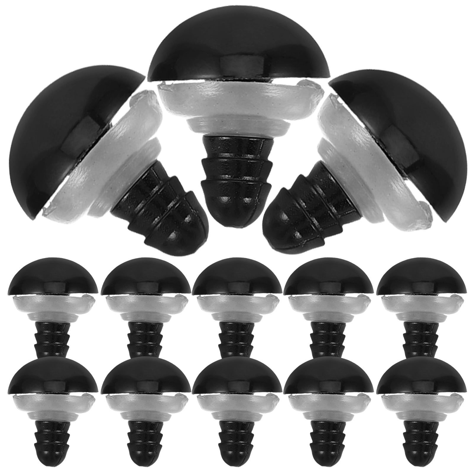 WHAMVOX 100 Sets Googly Eyes Self Adhesive Doll Making Thread - Walmart.com