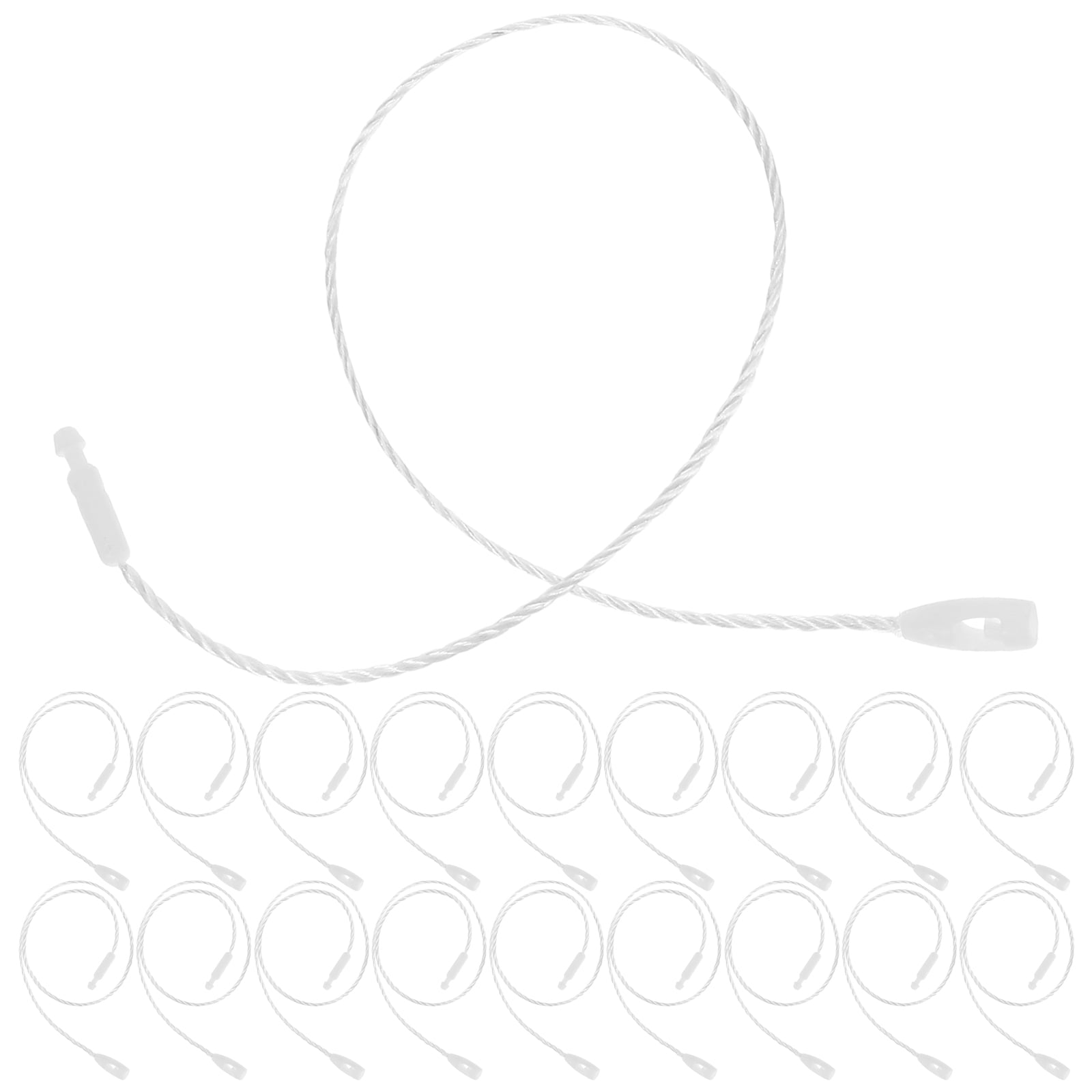 SKISUNO Lanyard String White Polyester 1000Pcs For Tag Attachment And ...
