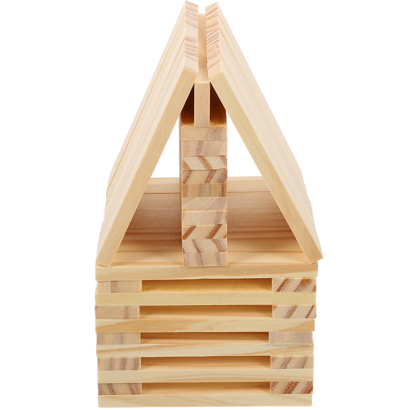 WHAMVOX 100Pcs Balancing Toy Wooden Rectangular Blocks for Toddlers ...