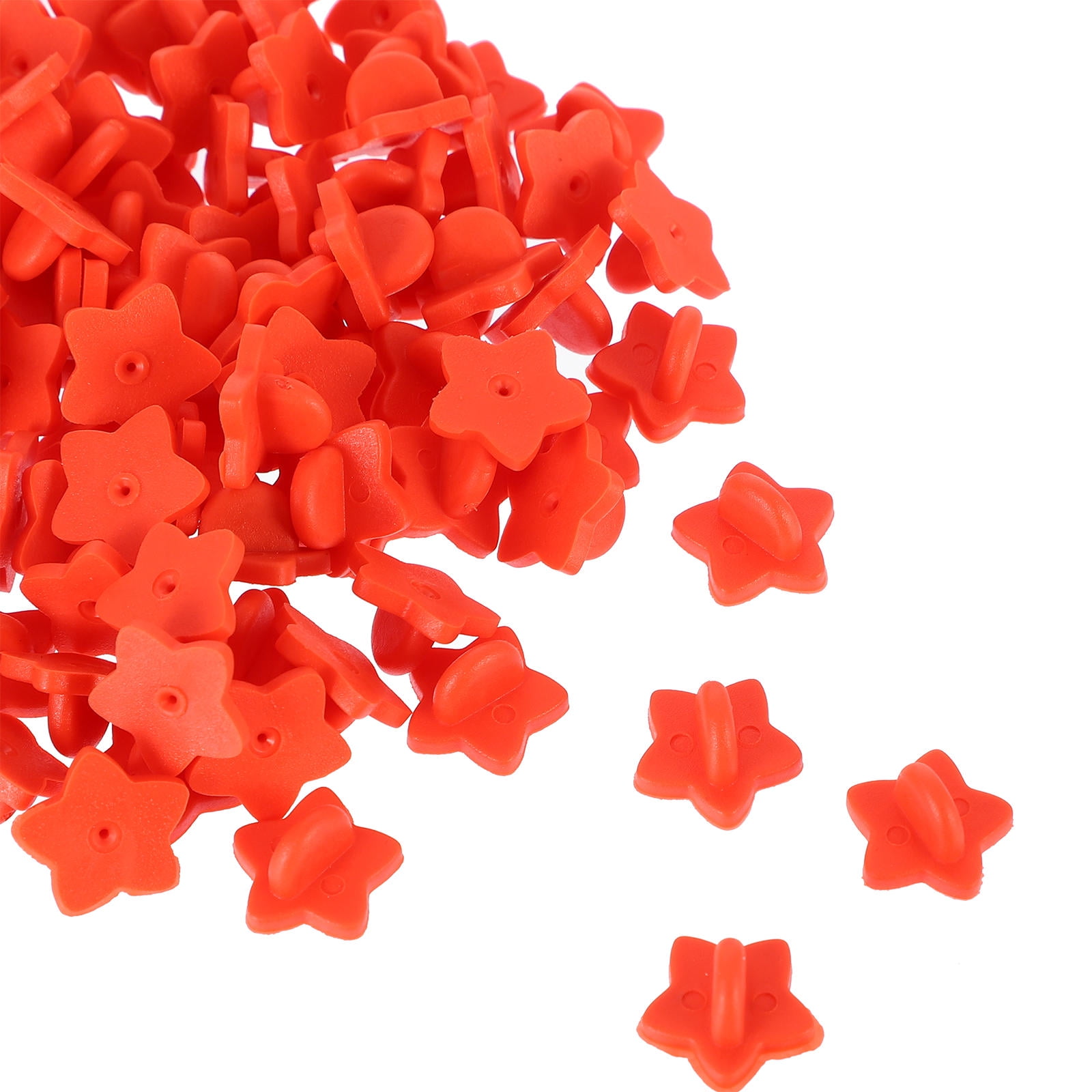 WHAMVOX 100Pcs Star Badge Lapel Pin Bulk for Diy Crafts and Brooch Base ...