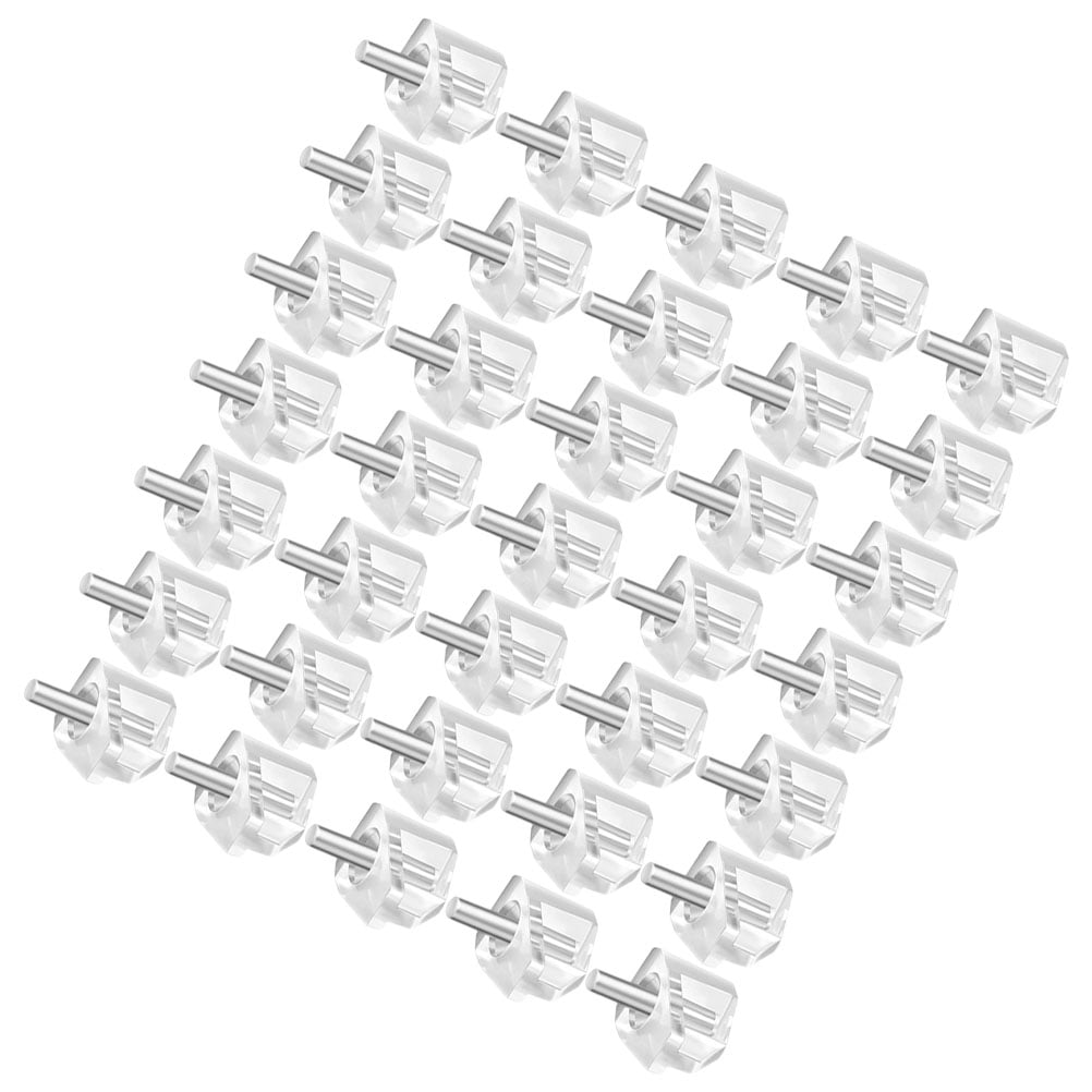 WHAMVOX 100pcs Cabinet Shelf Pins Shelf Support Pegs Cabinet Shelves ...