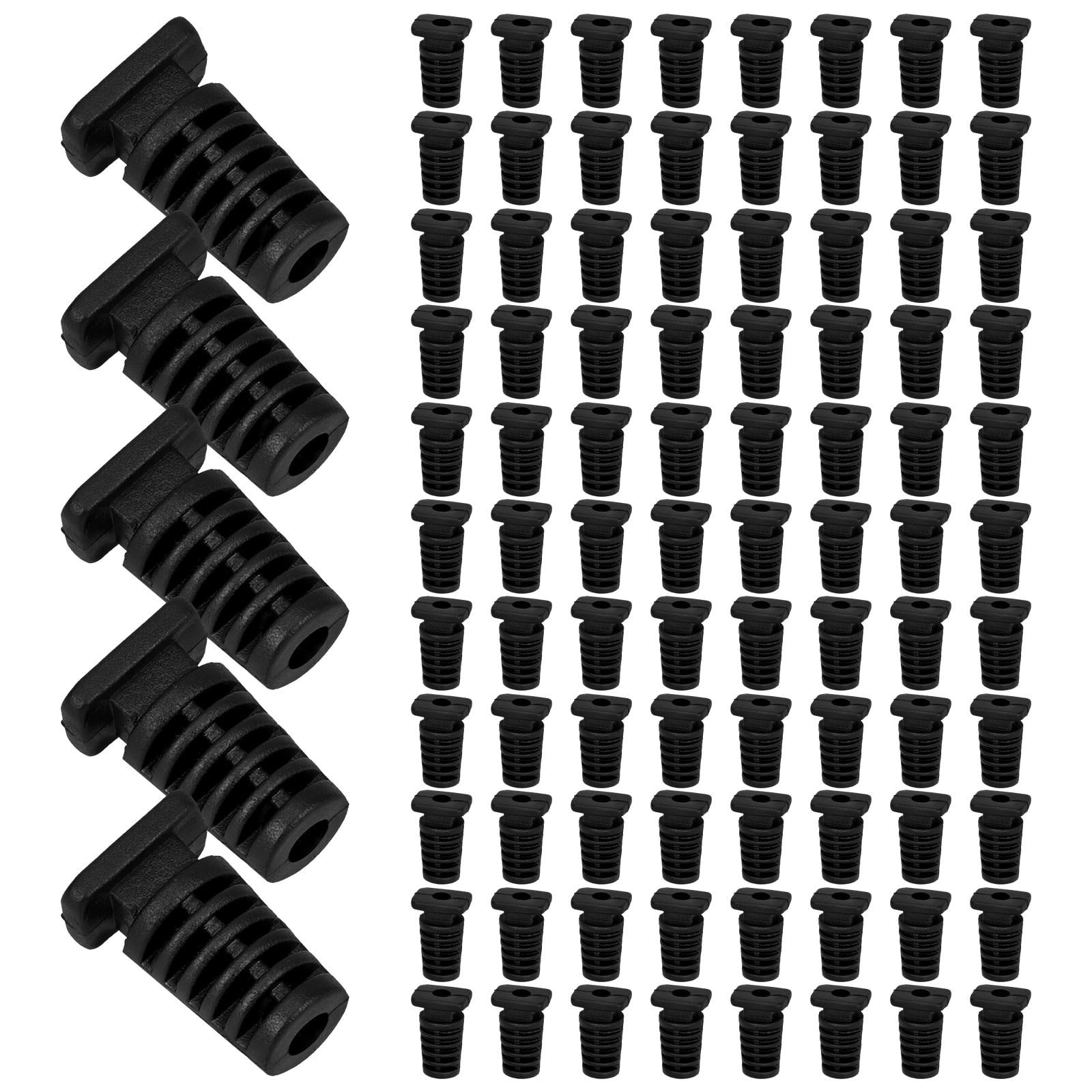 WHAMVOX 100pcs Cable Glands Wire Hole Strain Relief Connector Spiral ...