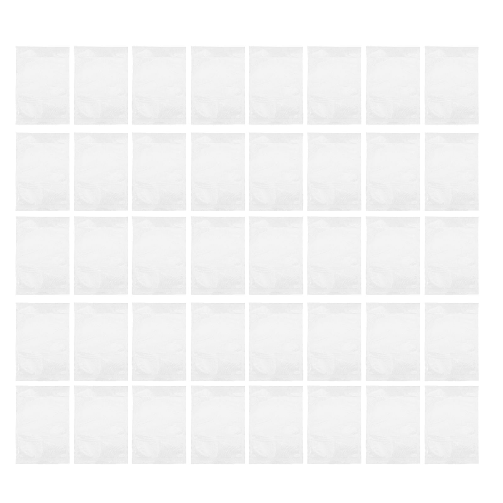 WHAMVOX 100pcs Clear Adhesive Packing List Pouches Transparent Shipping ...