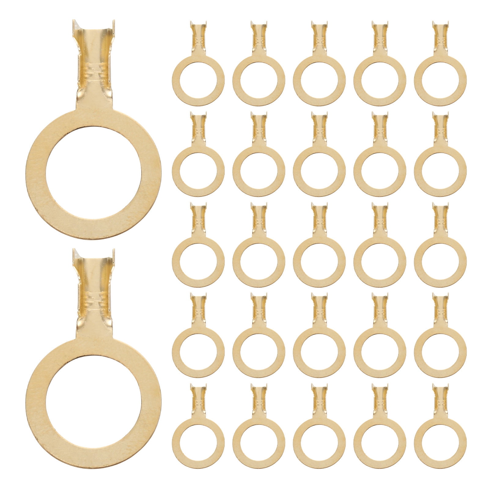 WHAMVOX 100pcs Heavy Duty Copper Terminal Lugs and Wire Connectors for ...