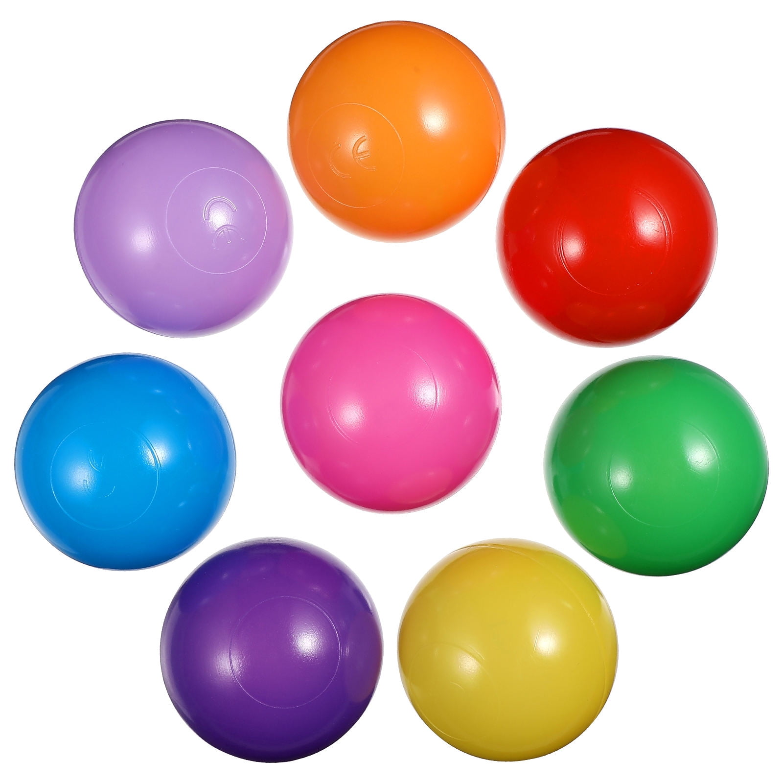 WHAMVOX 100pcs Ocean Balls for Kids PE Plastic Playroom Toys for Ball ...
