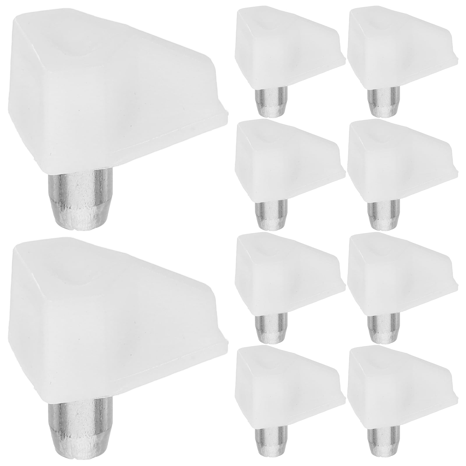 WHAMVOX 100pcs Plastic Shelf Support Pegs Cabinet Clips Plastic ...