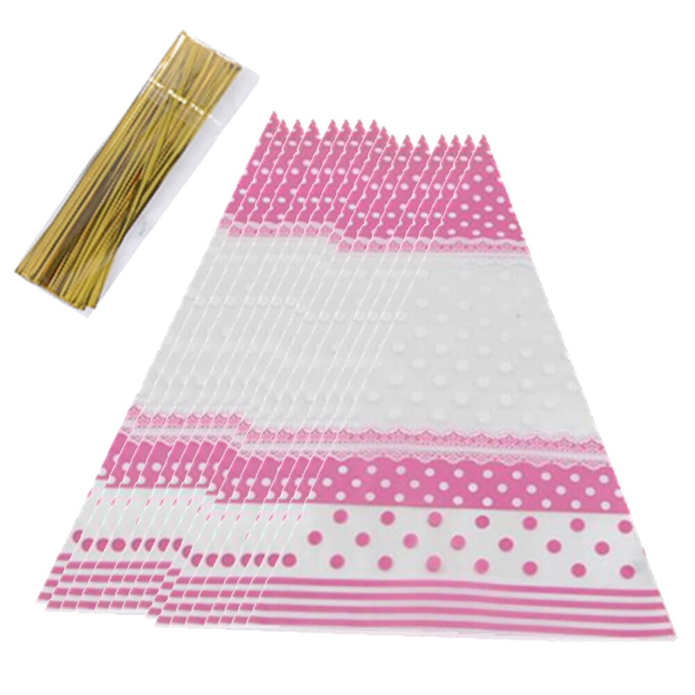 WHAMVOX 100pcs Triangle Candy Packing Bags Cookies Biscuits Snacks ...
