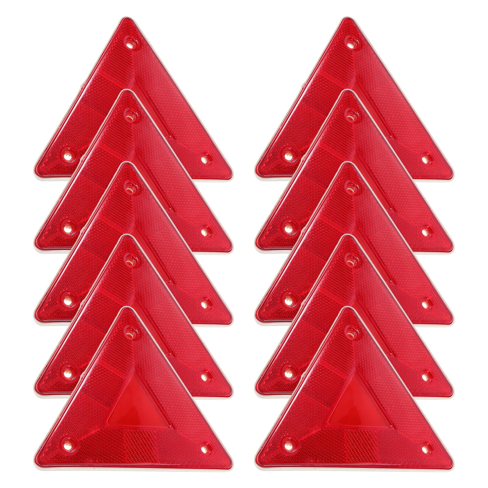 WHAMVOX 10PCS Truck Night Driving Tail Warning Sign Triangle Warning ...