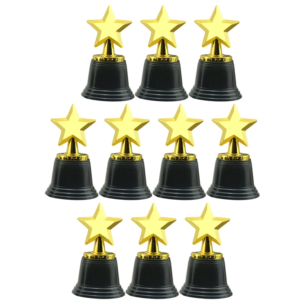 WHAMVOX 10Pack Star Trophy For Celebratory Party ABS Plastic Winner ...