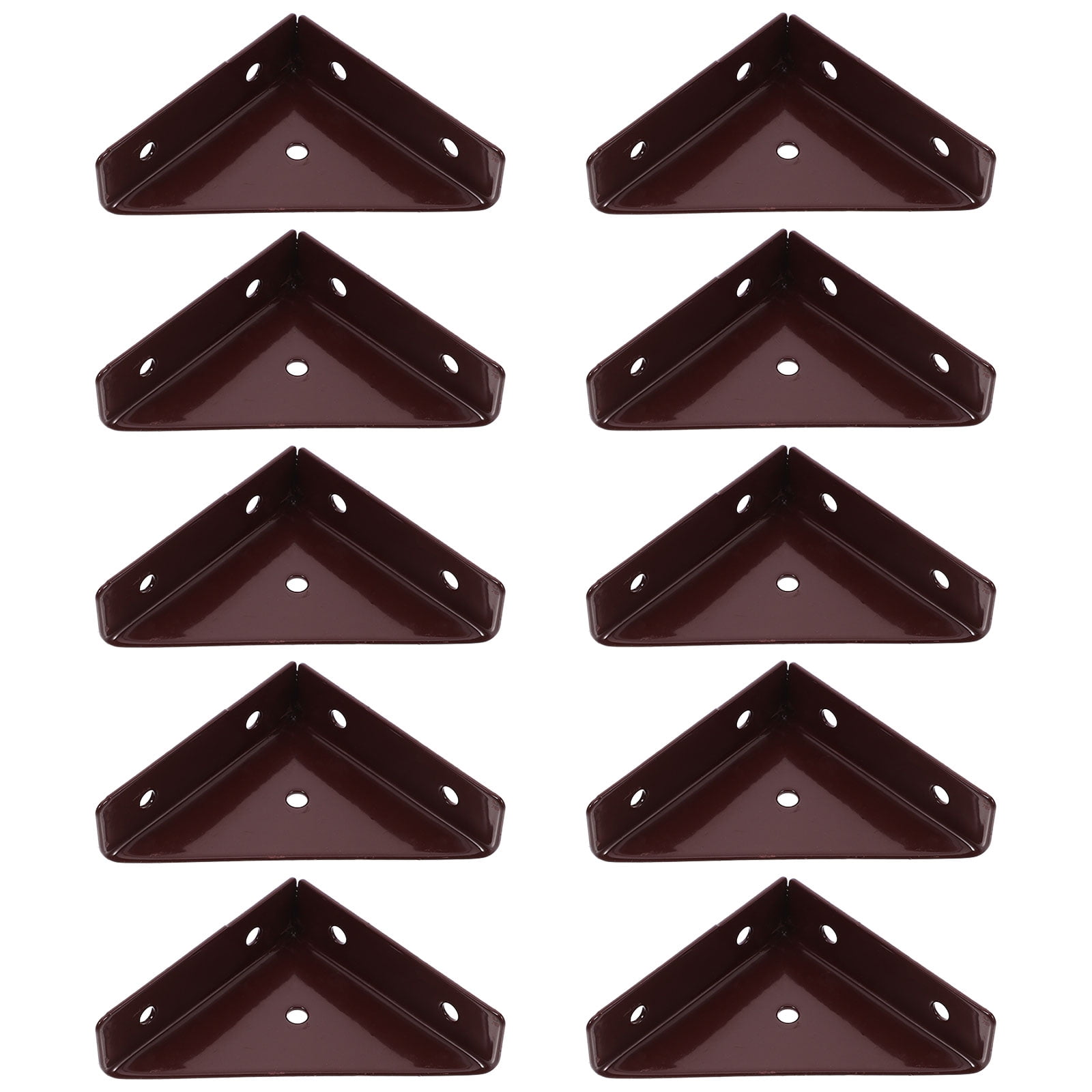WHAMVOX 10Pcs Corner Support Brace Cabinet Bracket Furniture Corner ...