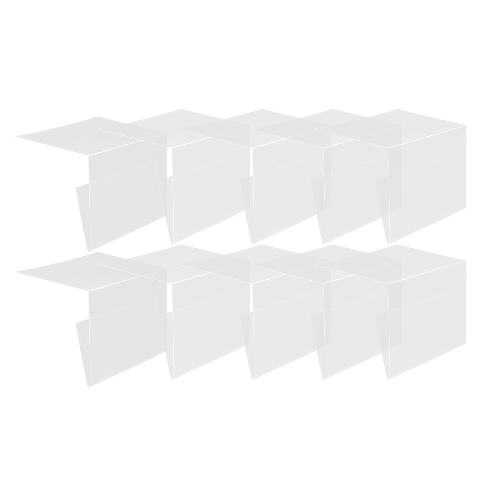 WHAMVOX 10Pcs Label Holder Shelf Label Holder Plastic Label Holders ...