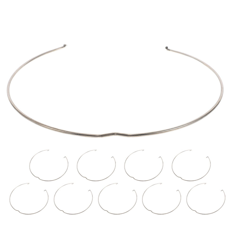 WHAMVOX 10Pcs Lamp Retaining Spring Clip Ring Stainless Steel Spotlight ...