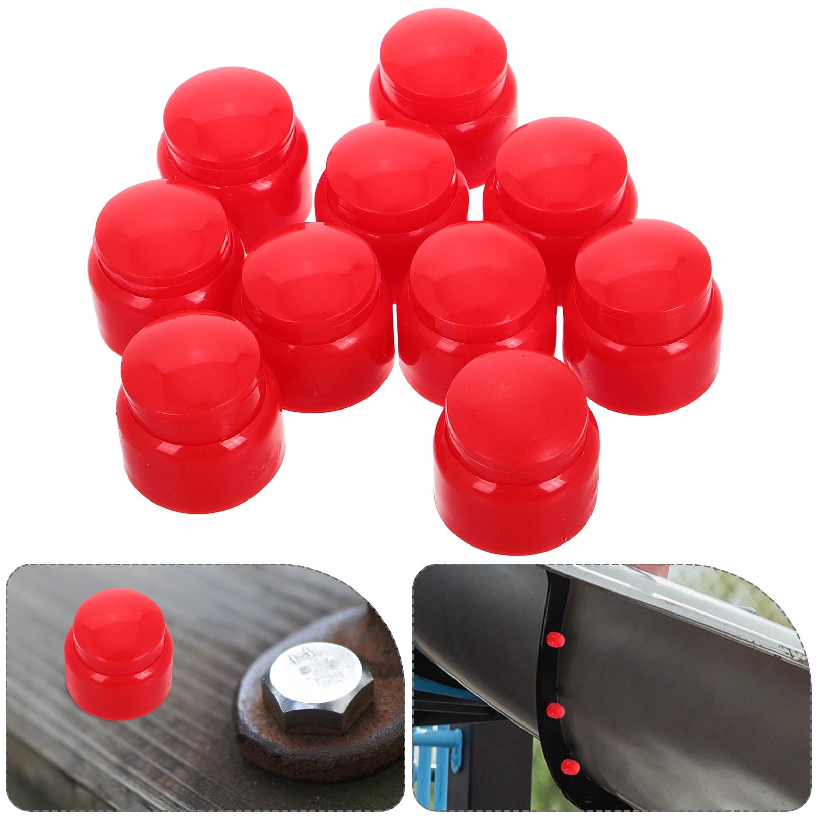 WHAMVOX 10Pcs Plastic Nut Cover Switch Protector for Long-term ...