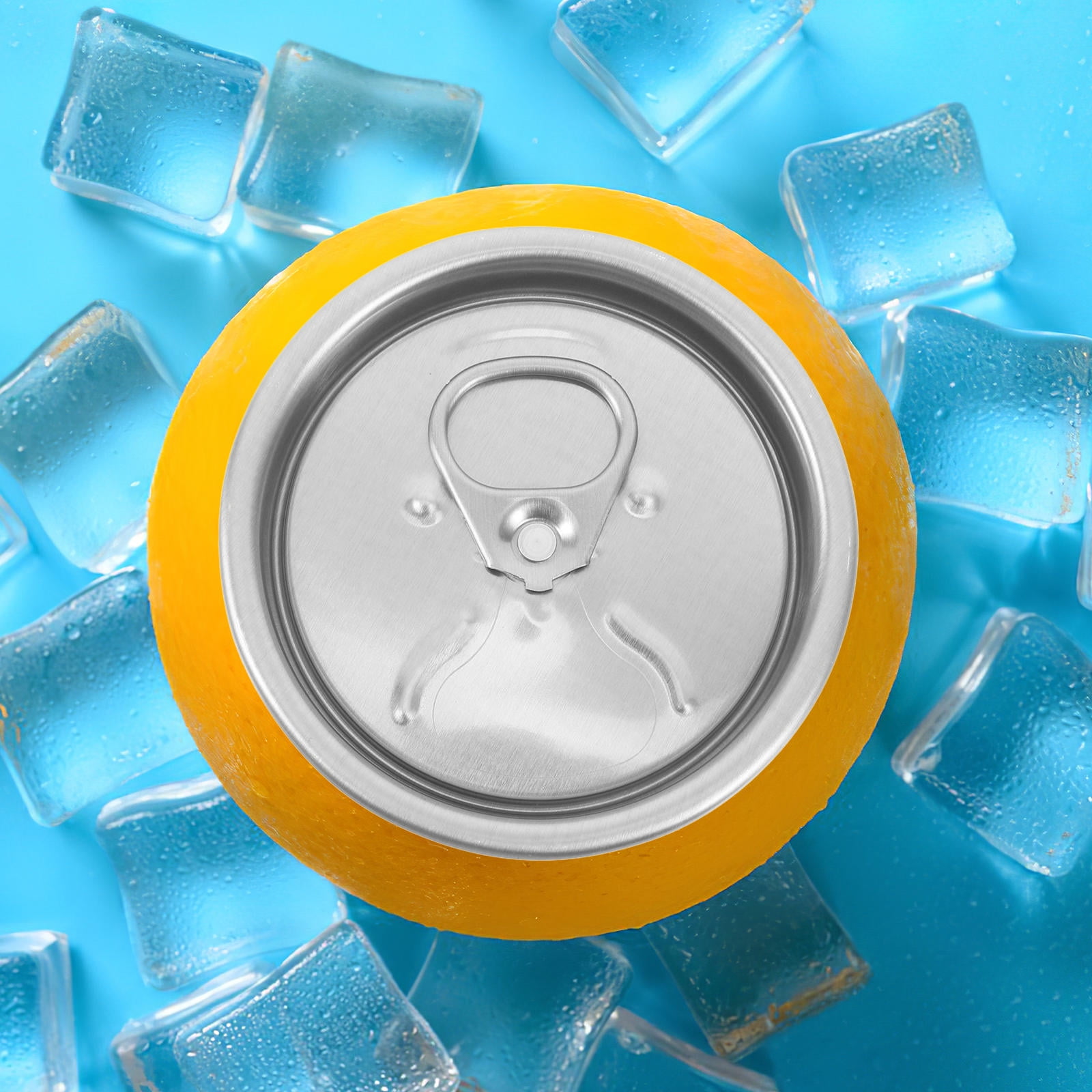 WHAMVOX 10pcs Aluminum Can Lids With Pulling Ring Soda Can Pulling ...