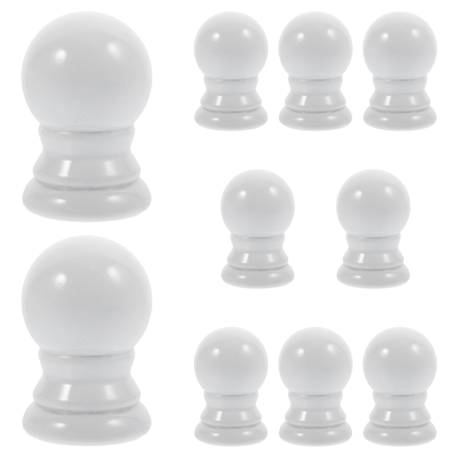 WHAMVOX 10pcs Flag Pole Finial Topper Ornaments Plastic Flagpole ...