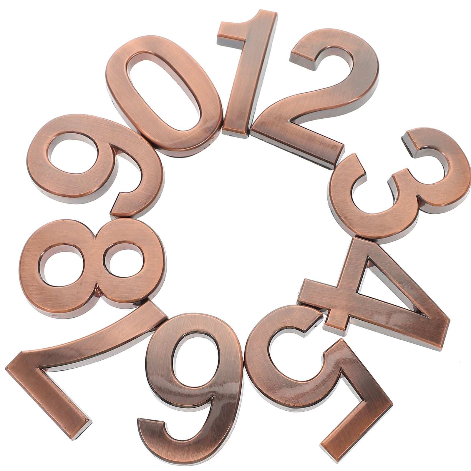WHAMVOX 10pcs House Numbers Address Numbers Adhesive Door Numbers Hotel ...