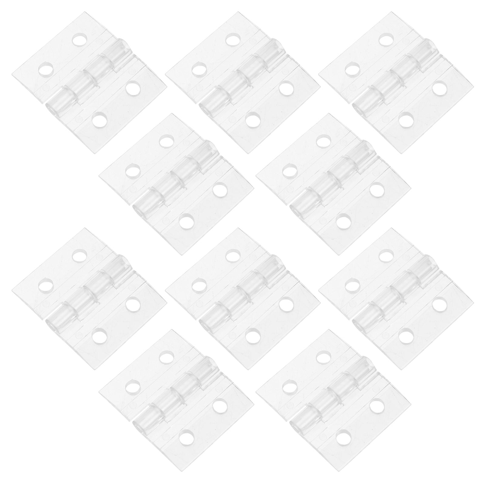 WHAMVOX 10pcs Jewelry Box Hinges Transparent Acrylic Hinges Mini Case ...