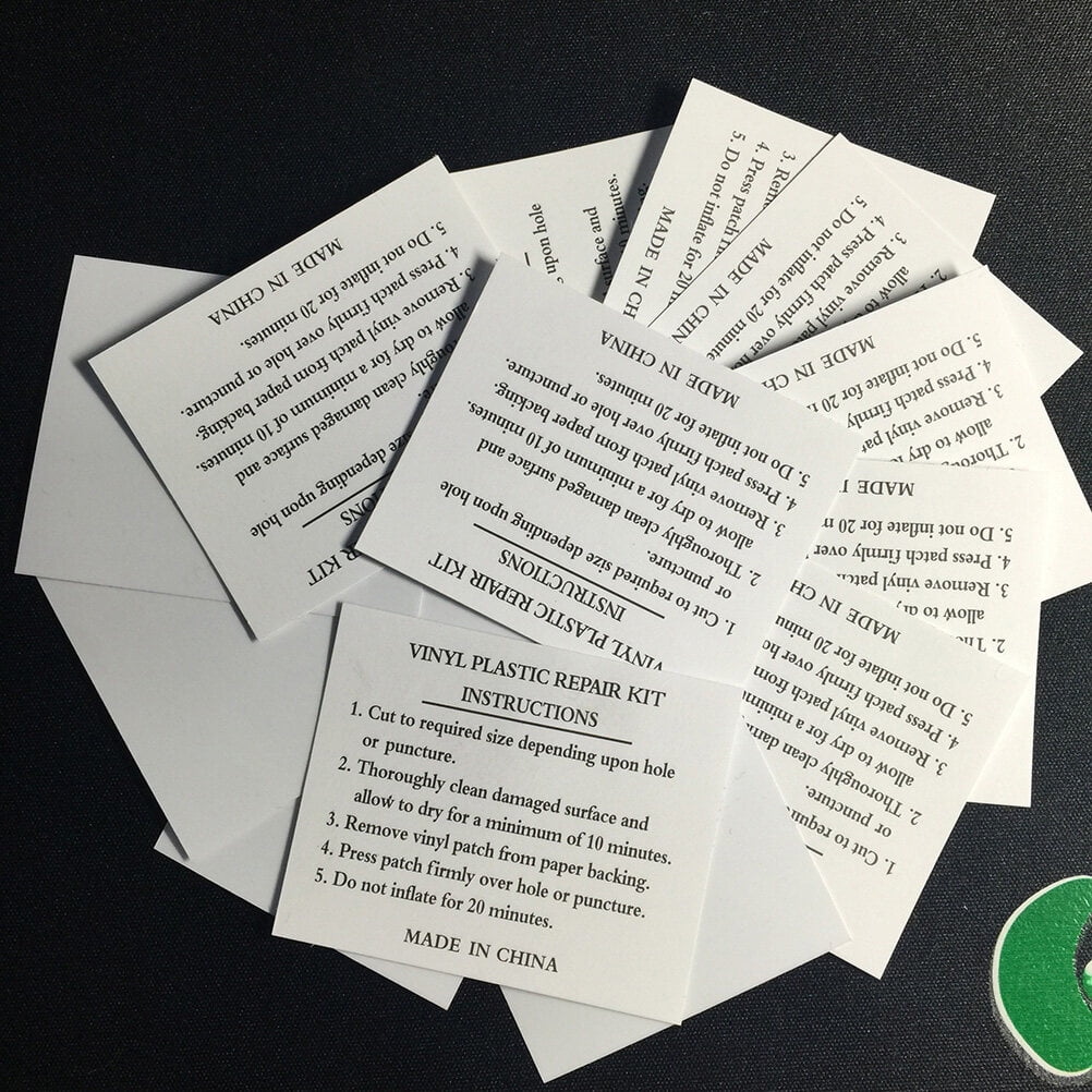 WHAMVOX 10pcs Light Grey Square PVC Repair Patches for Inflatable ...