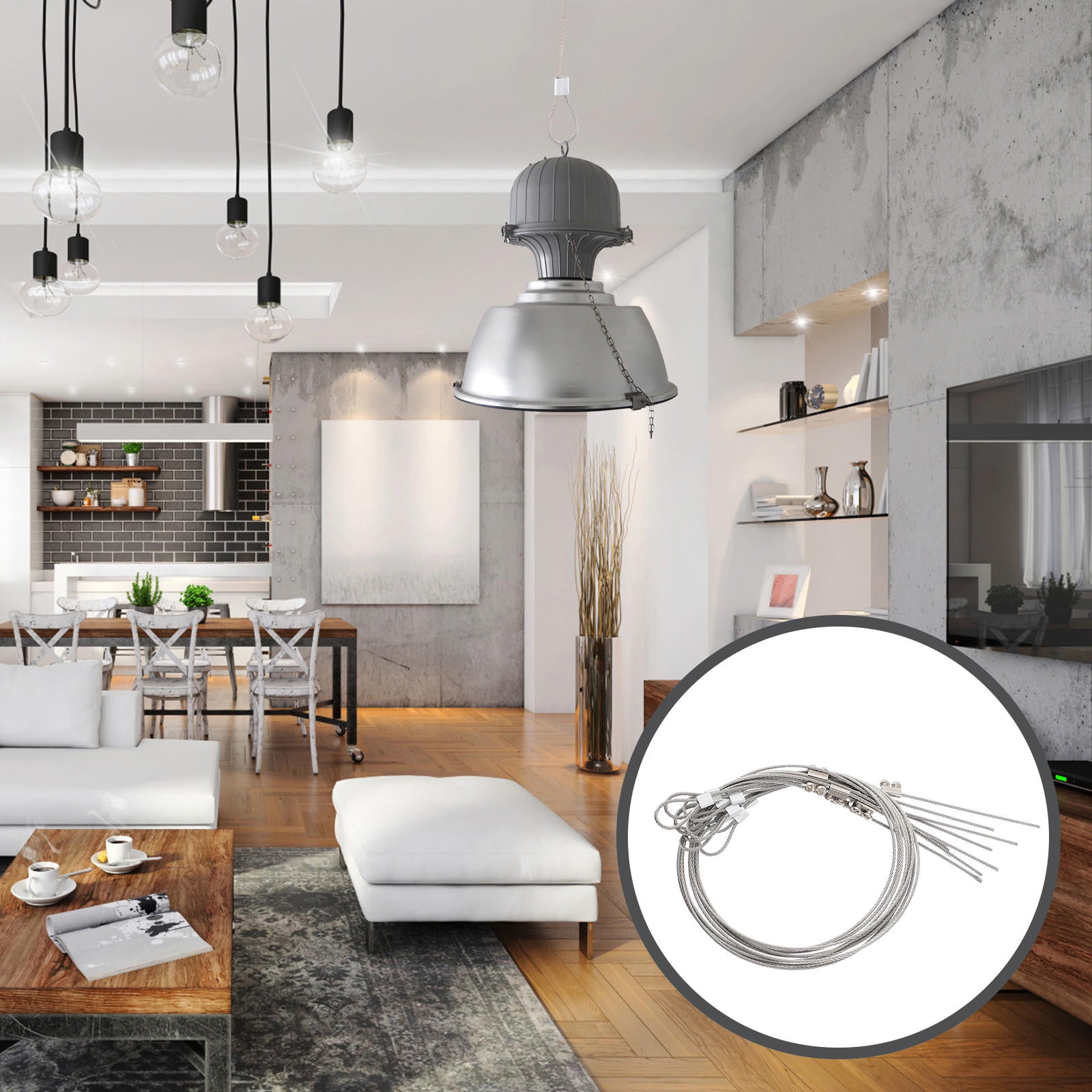 WHAMVOX 10pcs Metal Gate Latch Cable Pull Gate Latch Pull Gate Latch ...