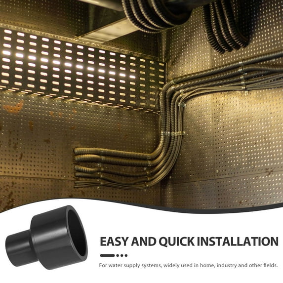 WHAMVOX 10pcs PVC Pipe Reducer Liquid Hose Connector Chemical Pipe ...