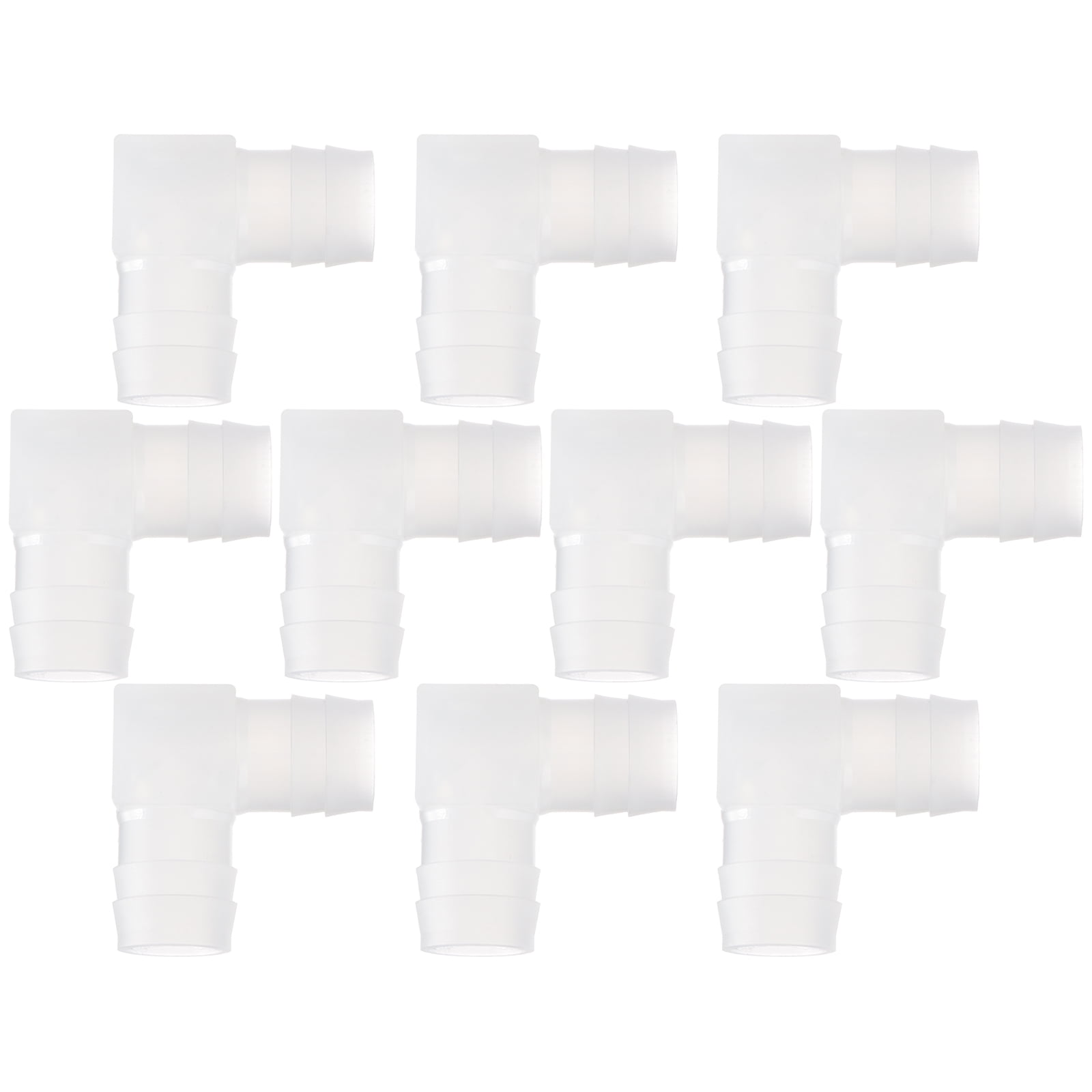 WHAMVOX 10pcs Pagoda Joint Plastic L Shape Water Fitting Connector Set ...