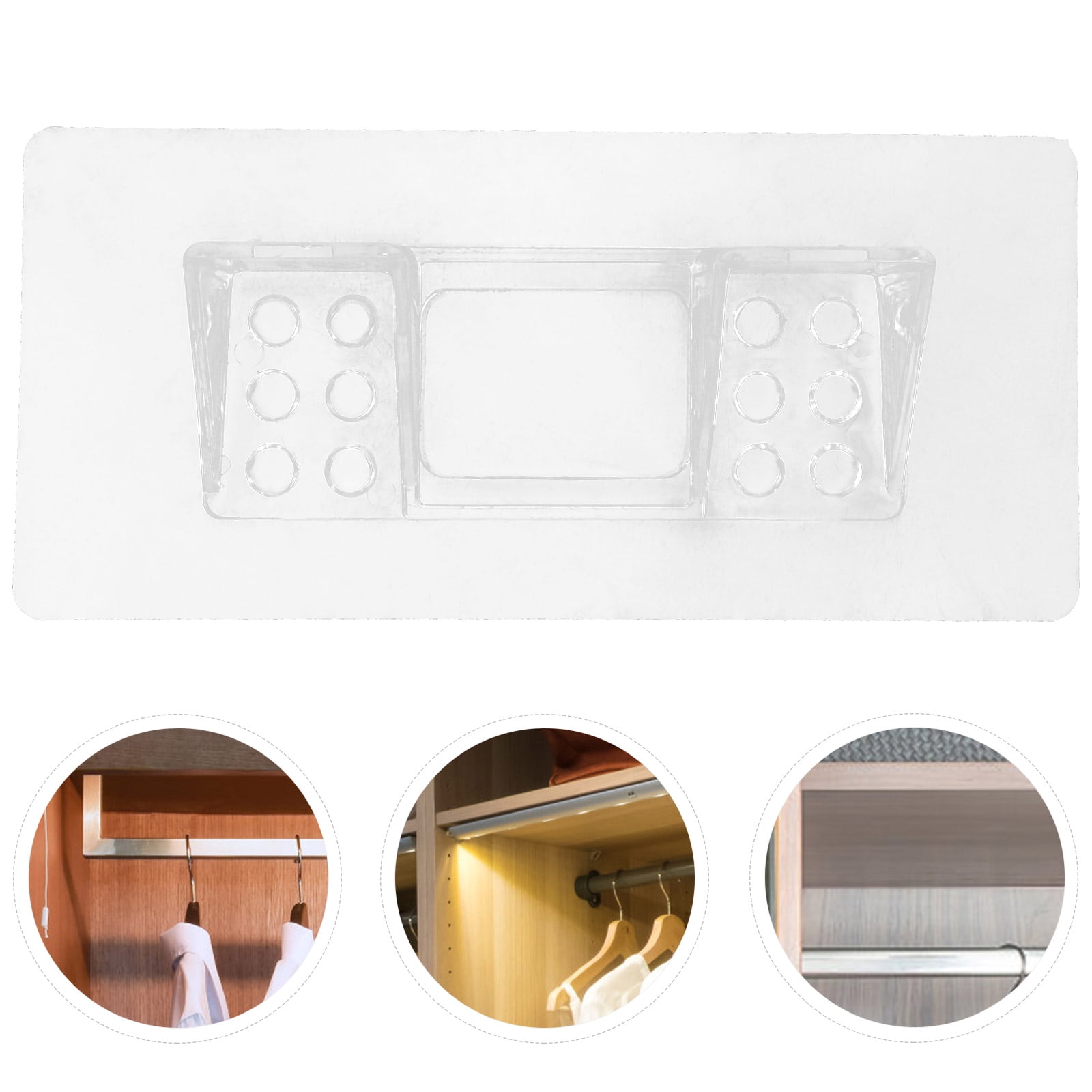 WHAMVOX 10pcs Shelf Peg Shelf Holder Peg Shelf Pin No Punching 2-row ...