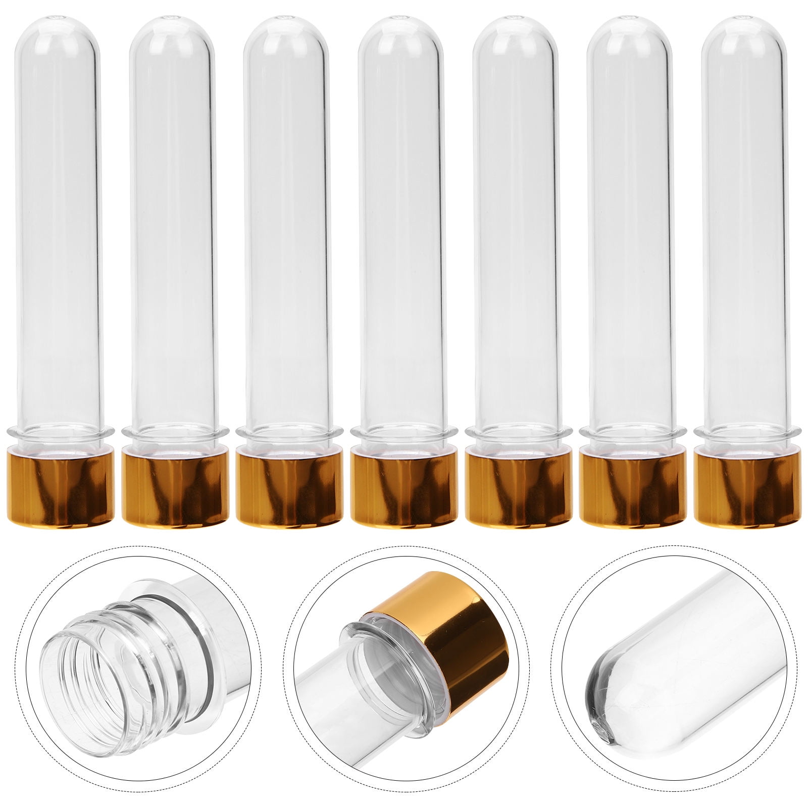 WHAMVOX 10pcs Small Test Tubes Cosmetics Vials Sample Test Tubes ...