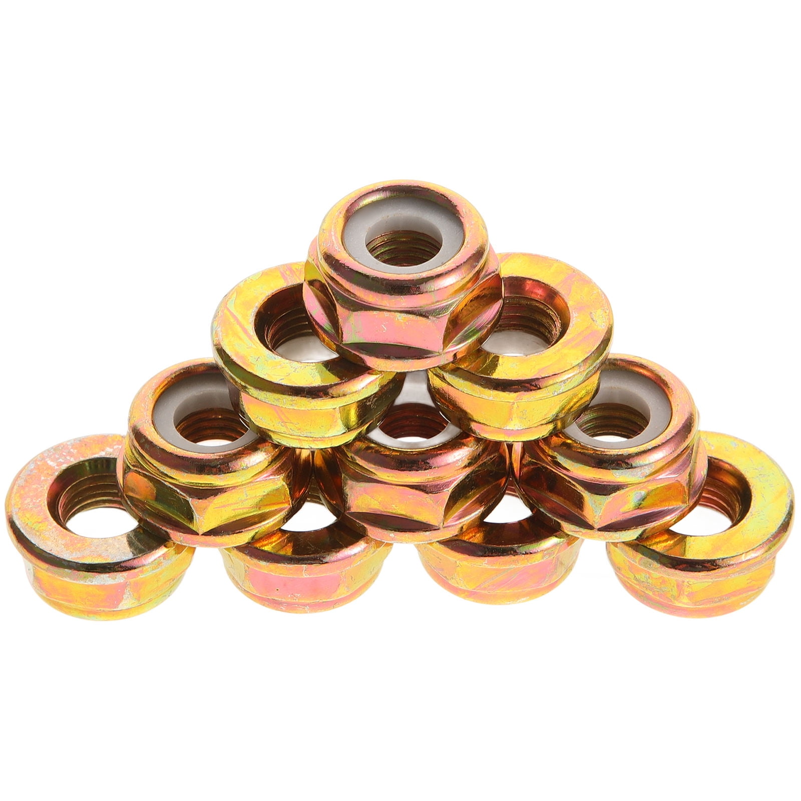 WHAMVOX 10pcs Spindle Shaft Lock Nut For Lawn Mower Lawn Mower Axle Nut ...