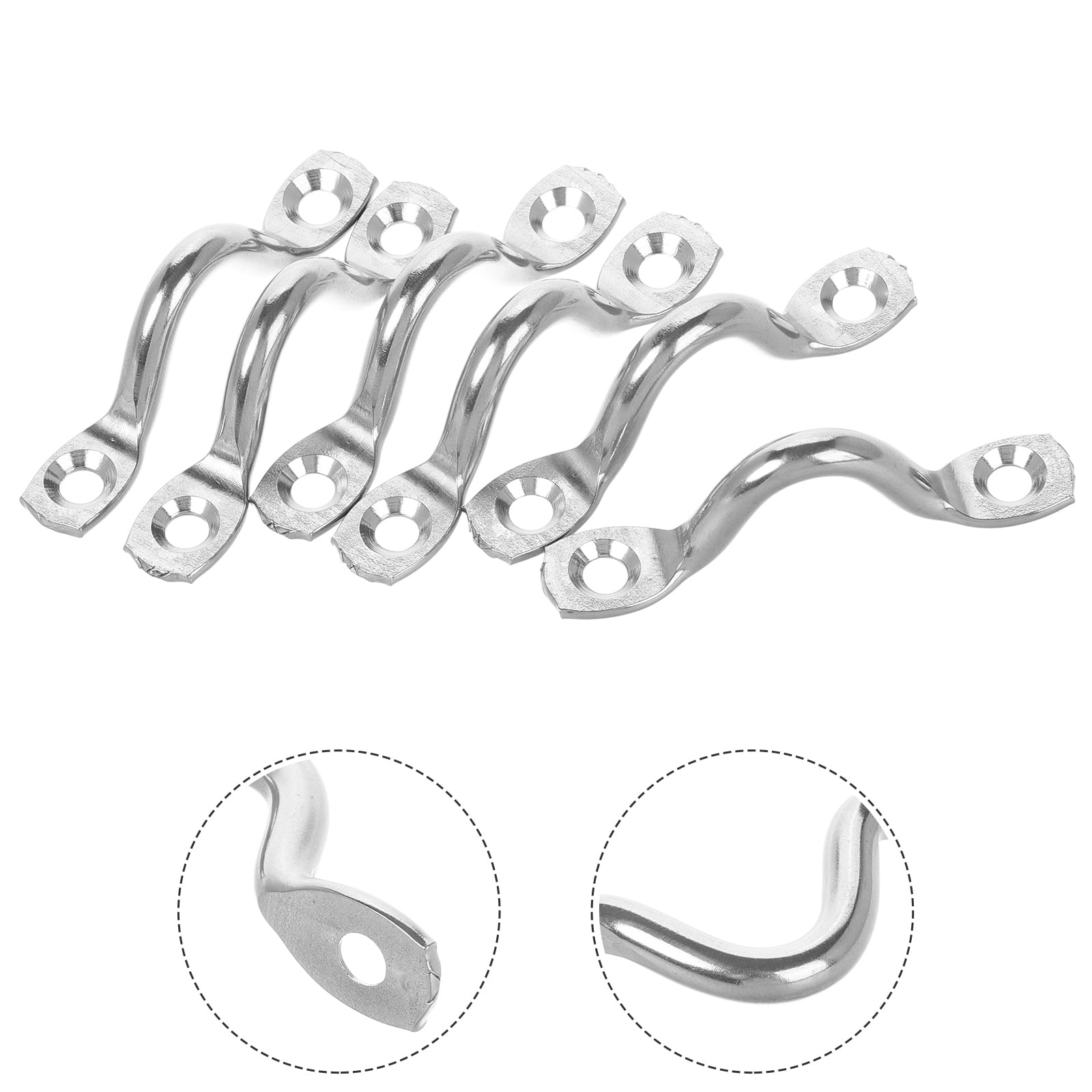 WHAMVOX 10pcs Stainless Steel Kayak Handles Boats Deck Handles Kayak ...