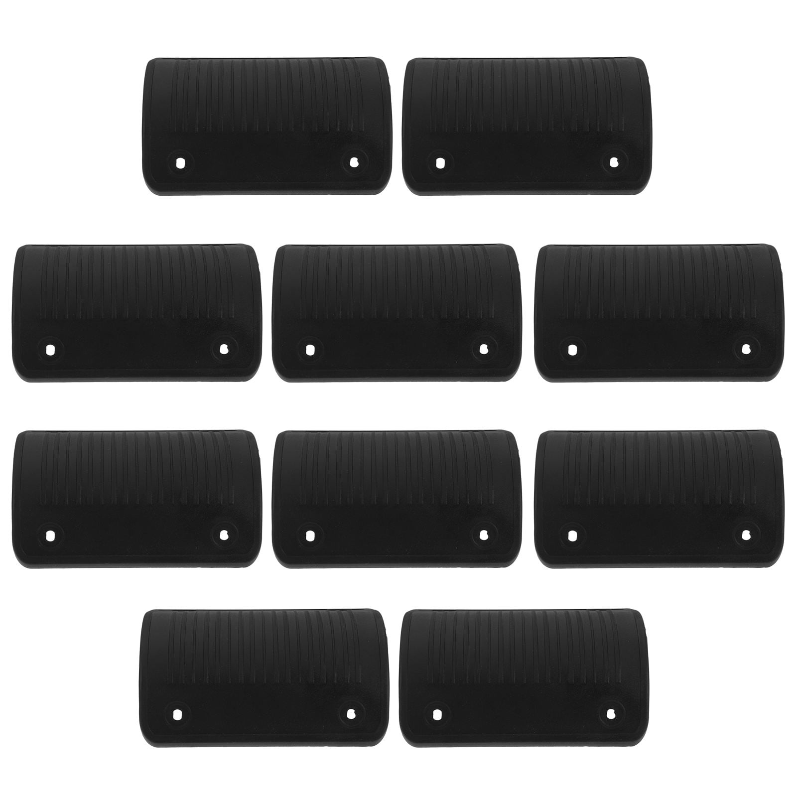 WHAMVOX 10pcs Travel Suitcase Guard Black Corner Protector Plastic Edge ...