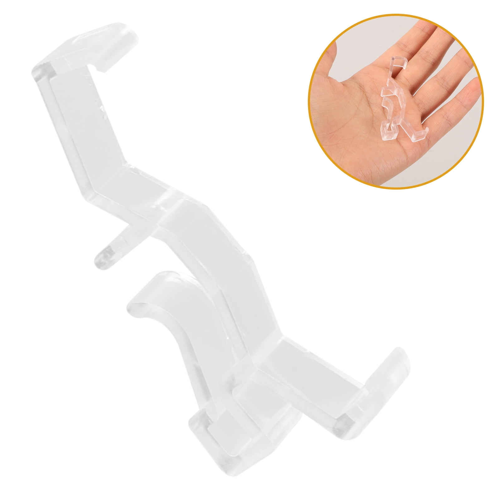 WHAMVOX 10pcs Valance Clips For Blinds 2inch Hidden Channel Window ...