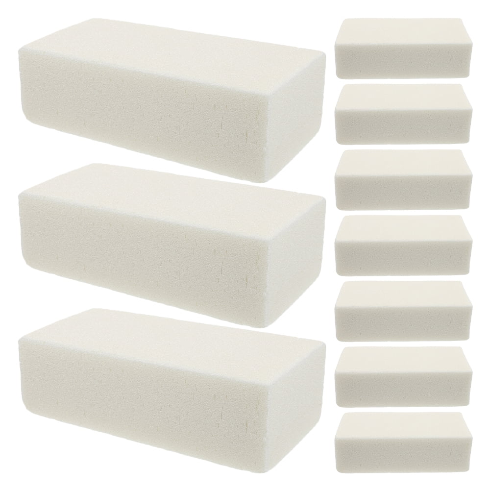 WHAMVOX 10pcs Wet Floral Foam Blocks Rectangle Small Size Foam Bricks ...