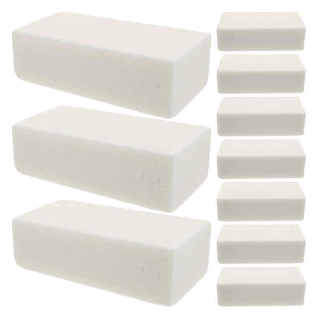 WHAMVOX 10pcs Wet Floral Foam Blocks Rectangle Small Size Foam Bricks ...