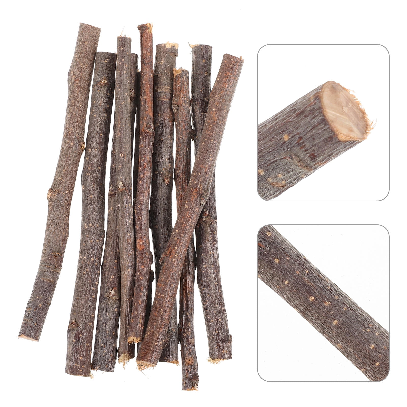 WHAMVOX 10pcs Wood Sticks DIY Branches Decorative Branches Wood Sticks ...