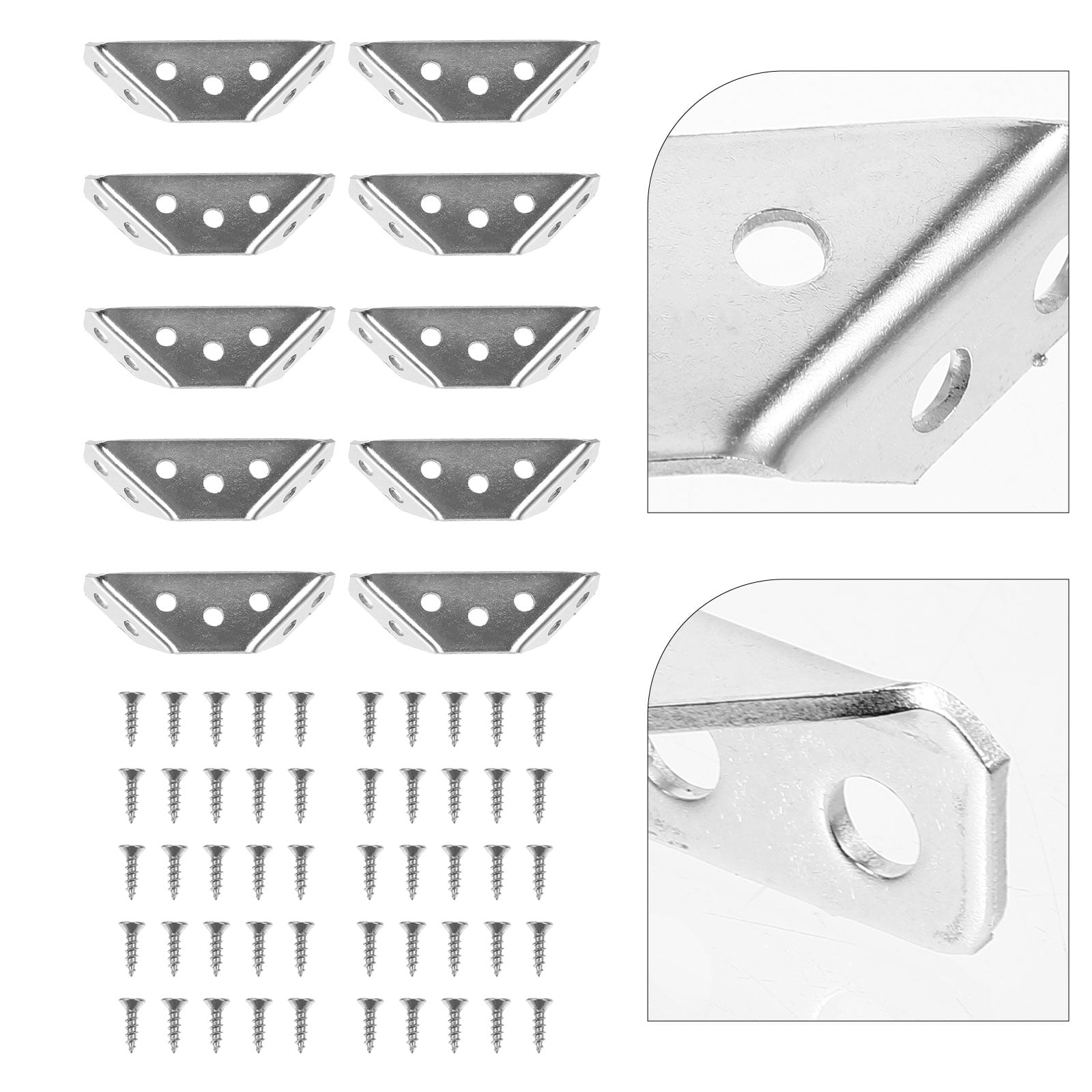 WHAMVOX 10x Corner Braces Cabinet Fixing Right Angle Support with ...